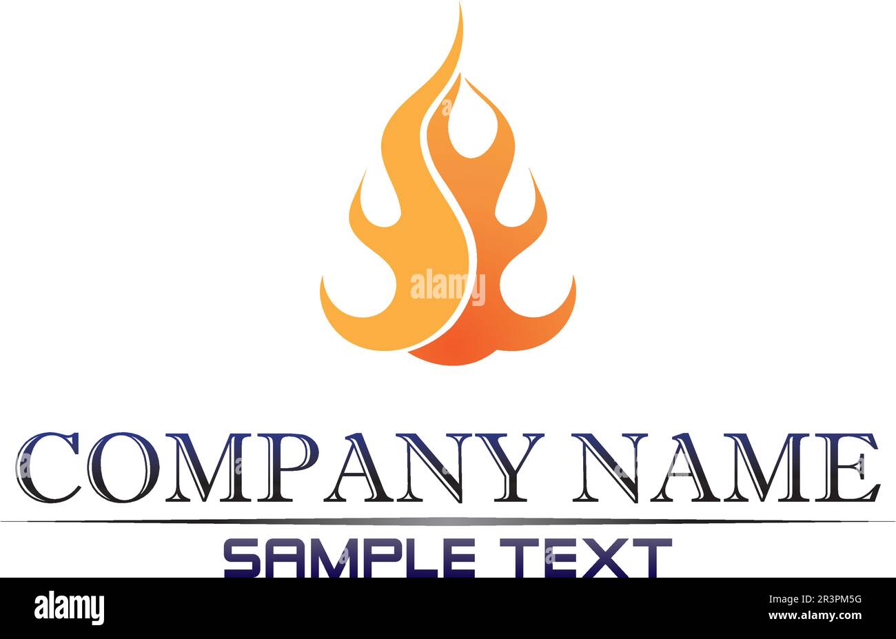 Fire flame nature logo and symbols icons template Stock Vector Image ...