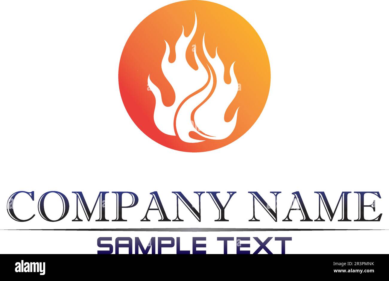 Fire flame nature logo and symbols icons template Stock Vector Image ...