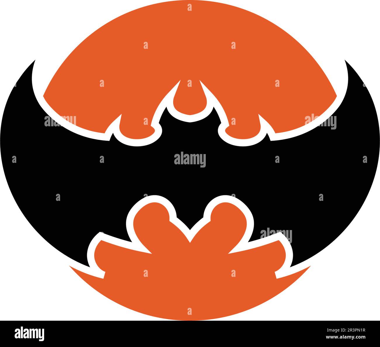 Bat tech logo Stock Vector Images - Alamy