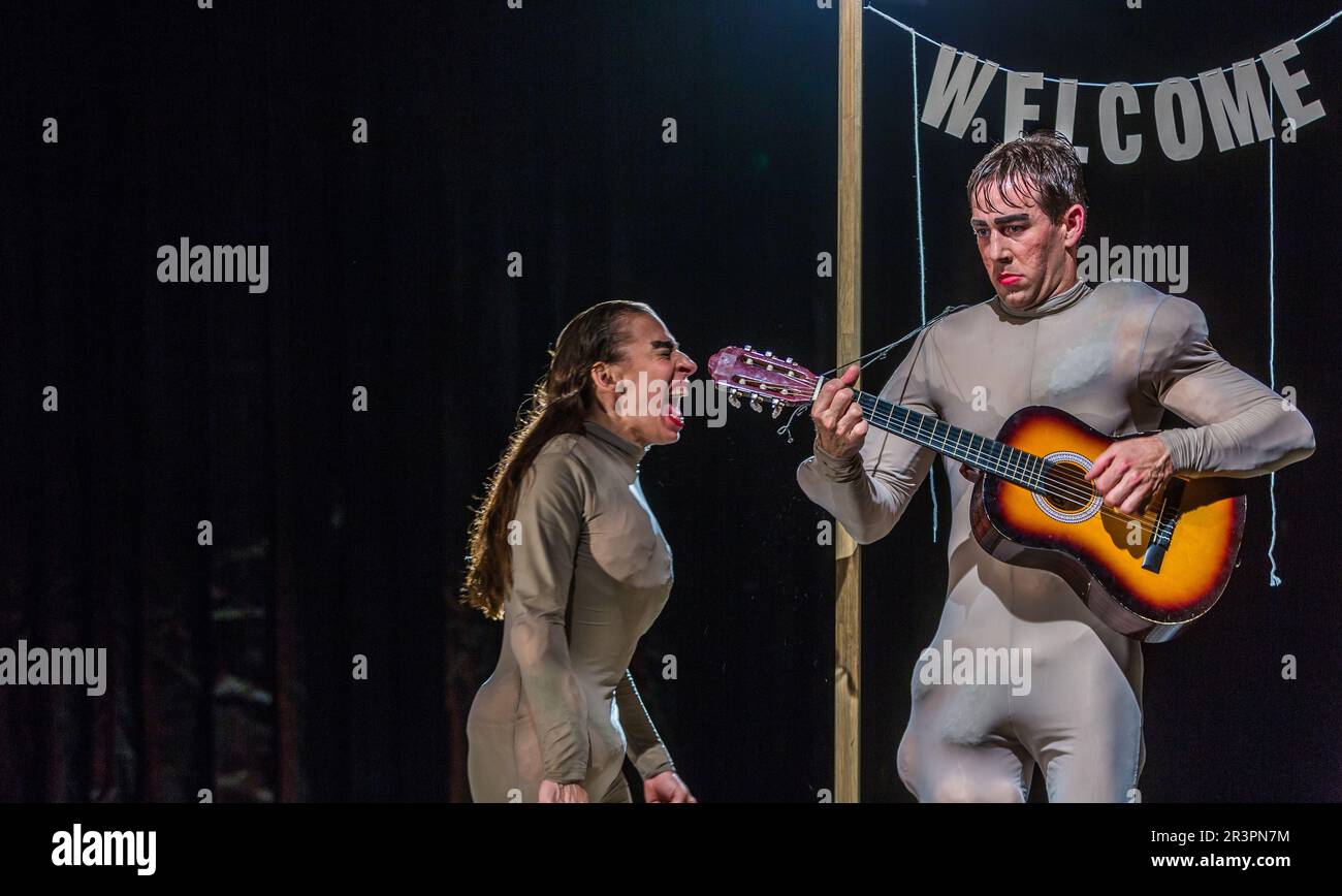 Prometheus by Bastian Reiber (SchaubÃ¼hne Berlin Stock Photo - Alamy
