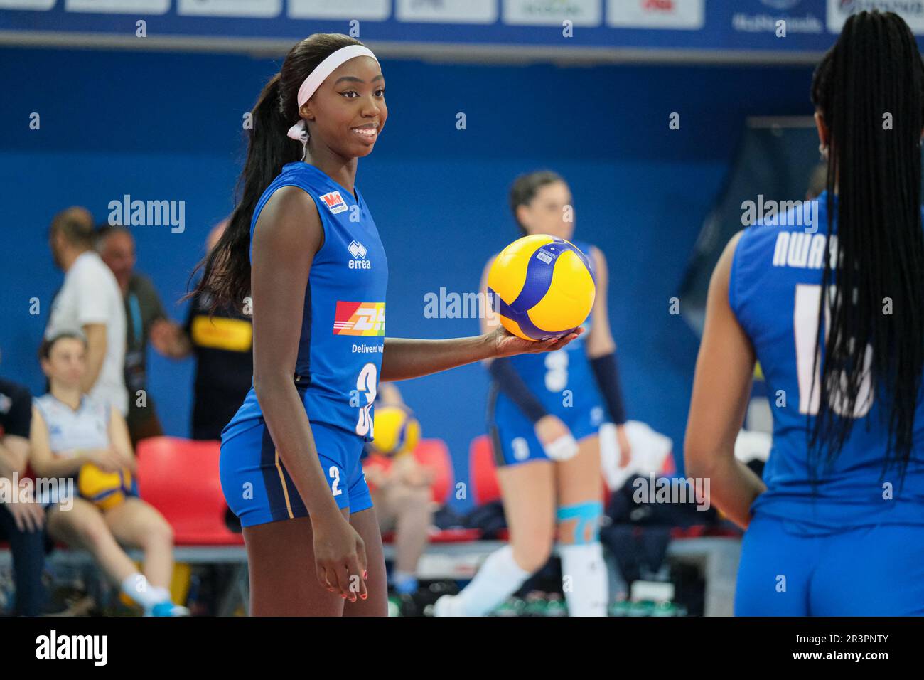 Adhuoljok John Majak Malual of Italy seen during the DHL Test Match ...