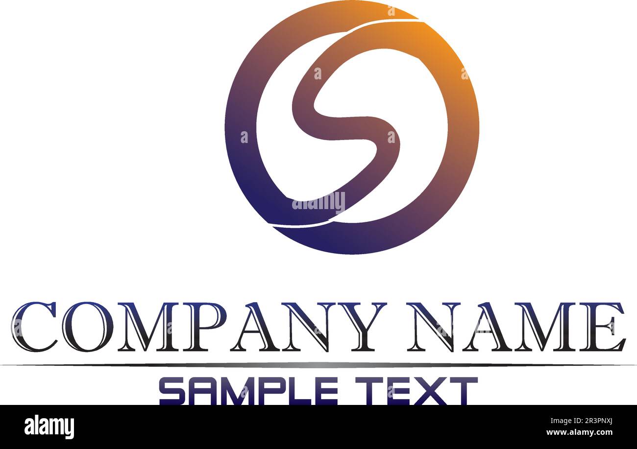 Business corporate letter S logo design vector Stock Vector Image & Art ...