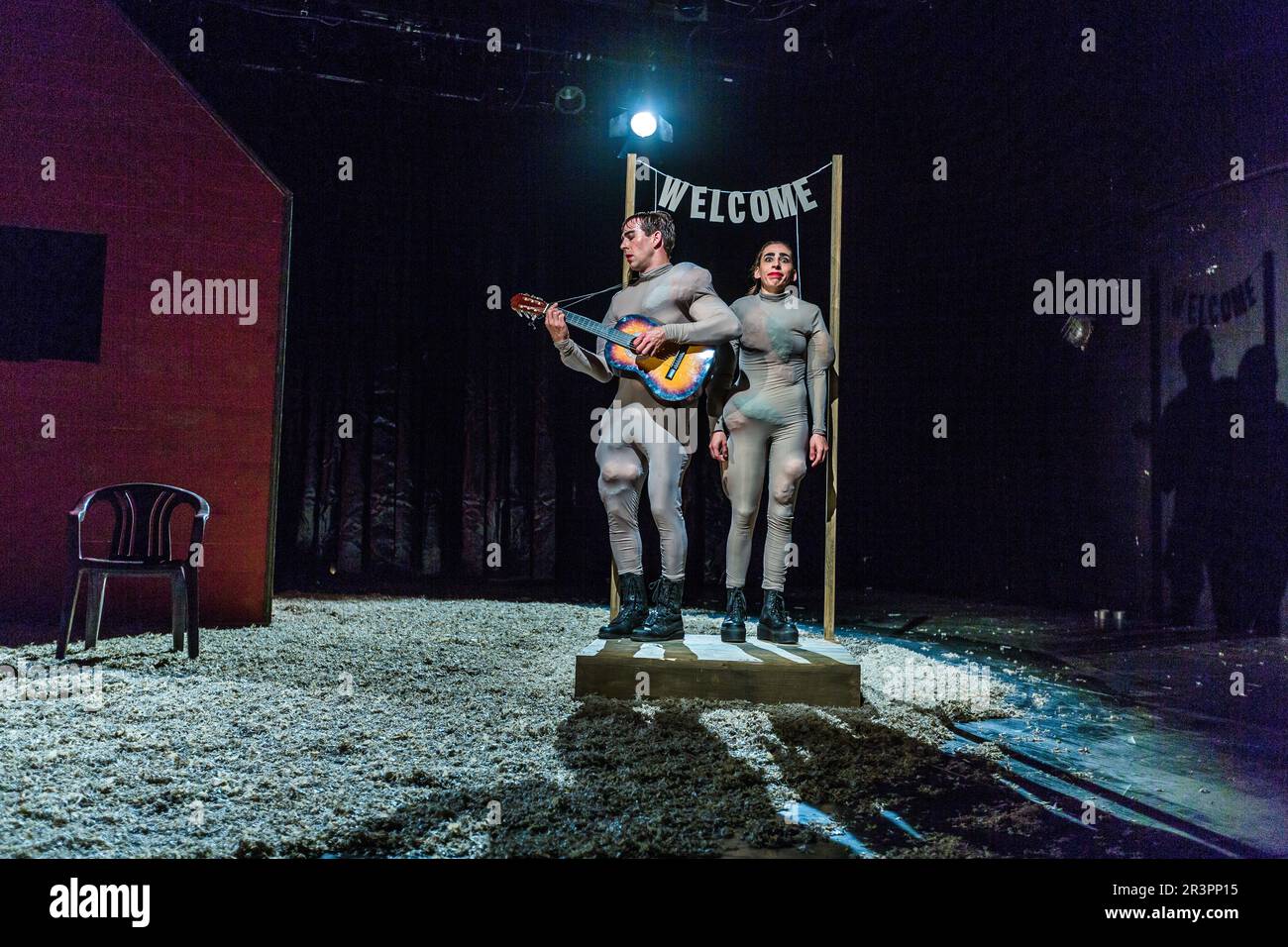 Prometheus by Bastian Reiber (SchaubÃ¼hne Berlin Stock Photo - Alamy