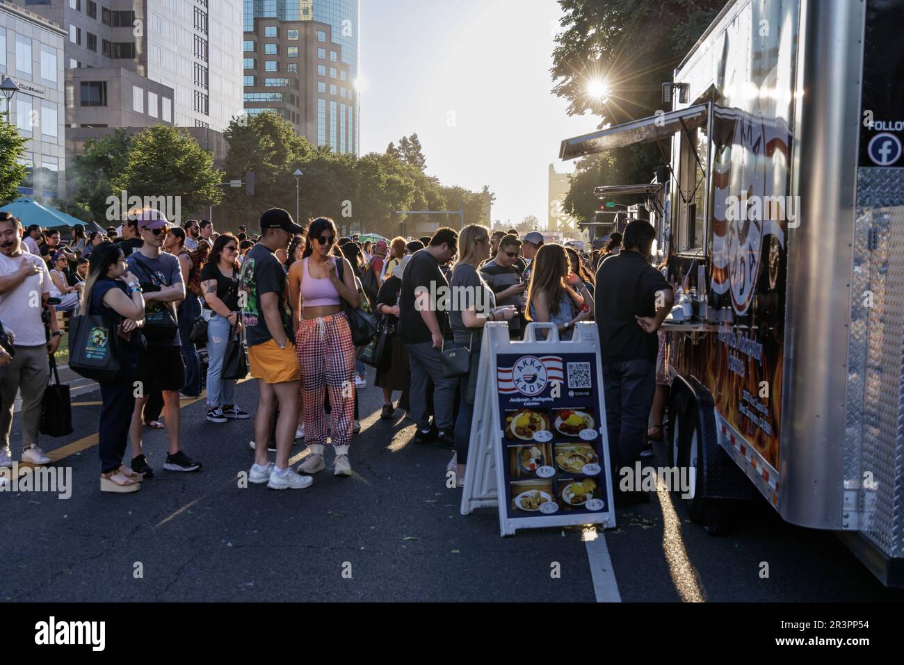 Aapi sacramento night market hi-res stock photography and images - Alamy