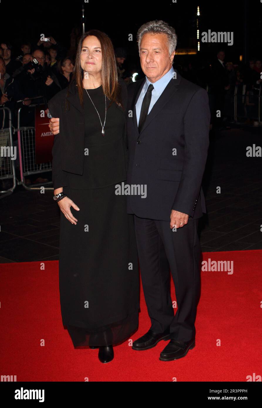 London. UK. Dustin Hoffman and wife Lisa Gottsegen at the BFI London ...