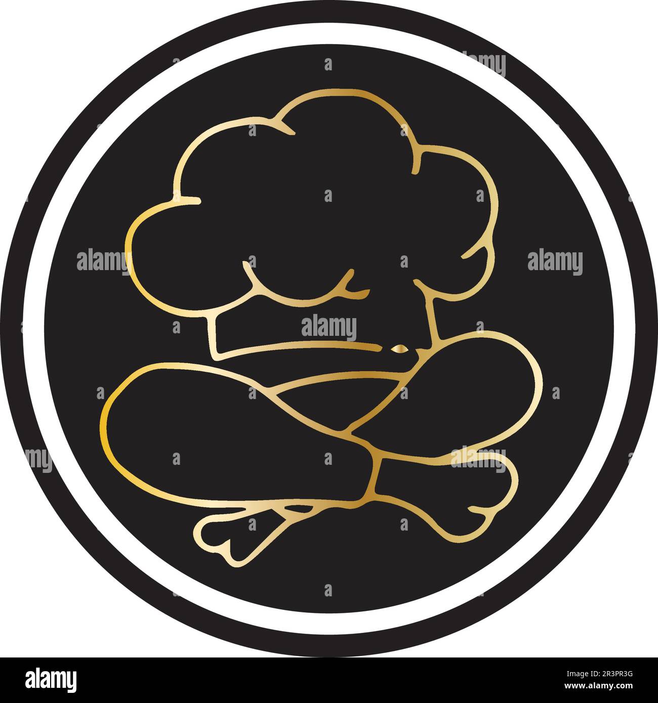 chef logo classical cook catering vector design Stock Vector Image ...