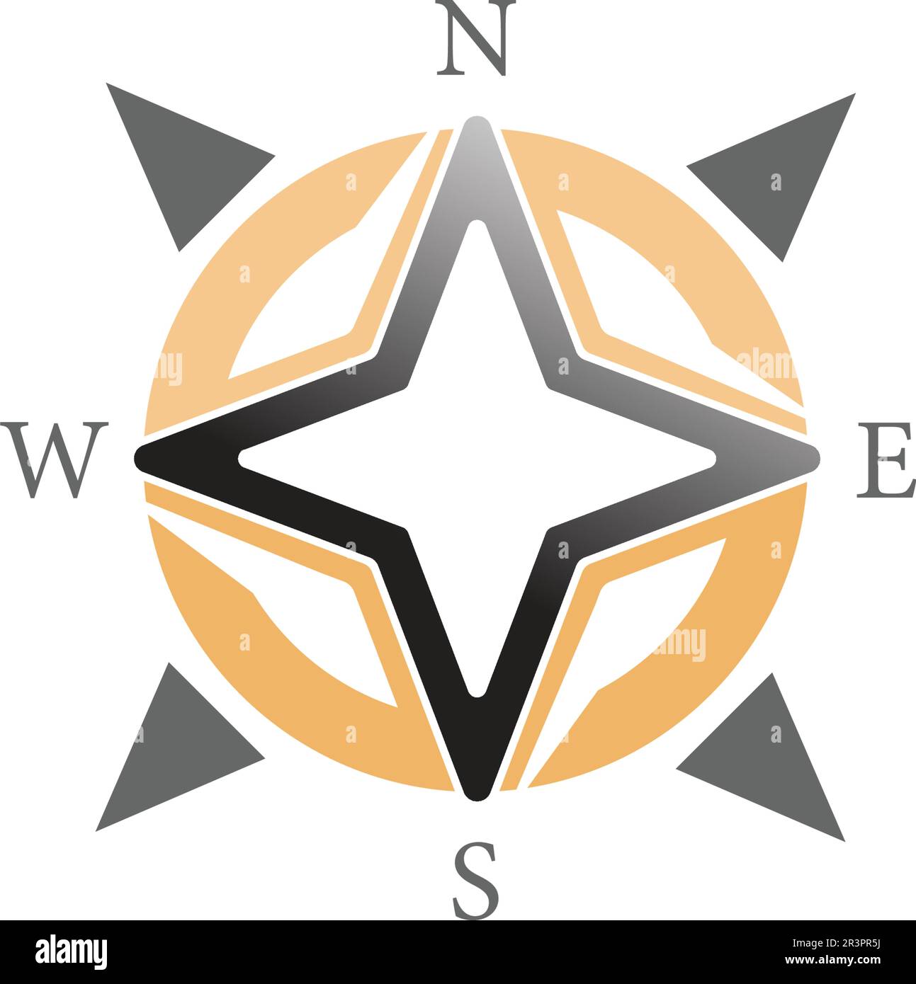 Vector - Compass signs and symbols logo Stock Vector Image & Art - Alamy