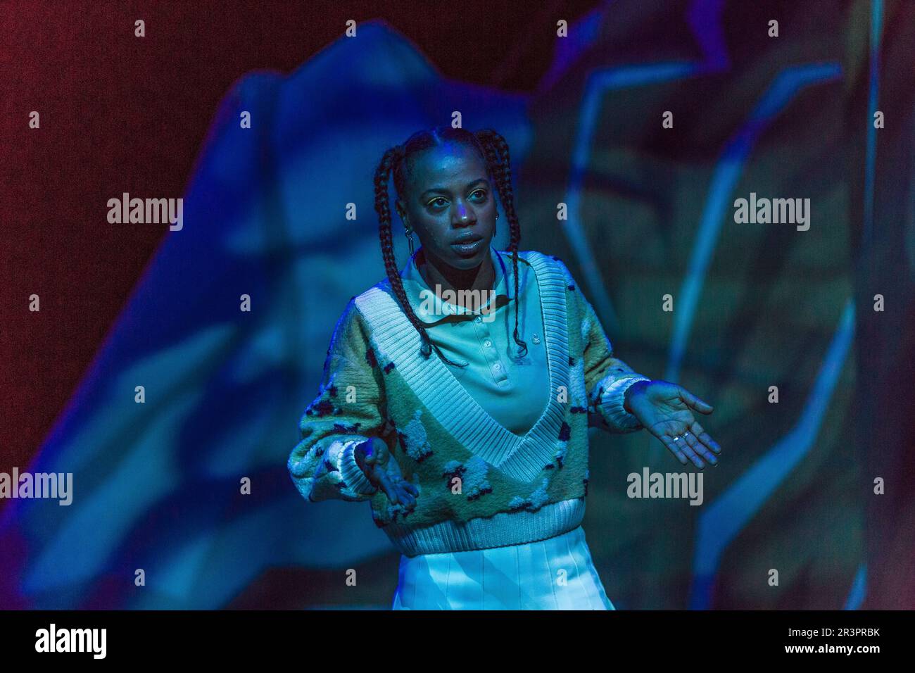 Krampus: fur and powdered sugar Stock Photo - Alamy