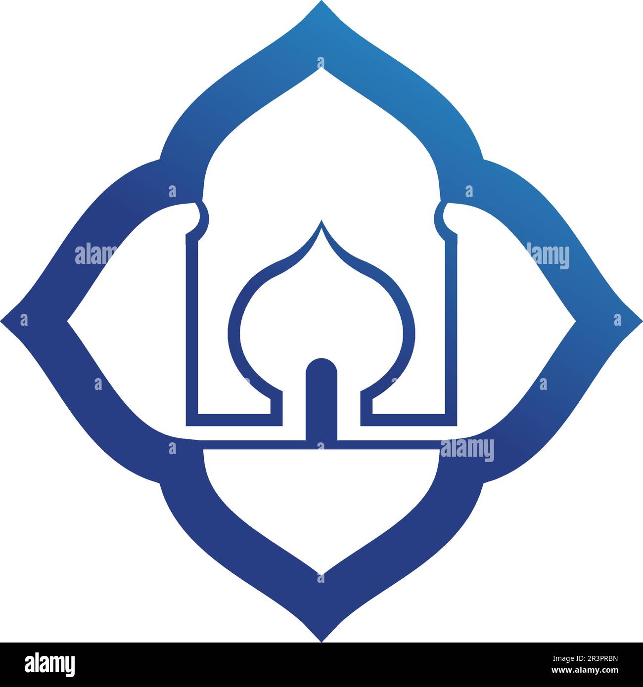 Mosque ramadhan and islamic design arabian logo Stock Vector Image ...