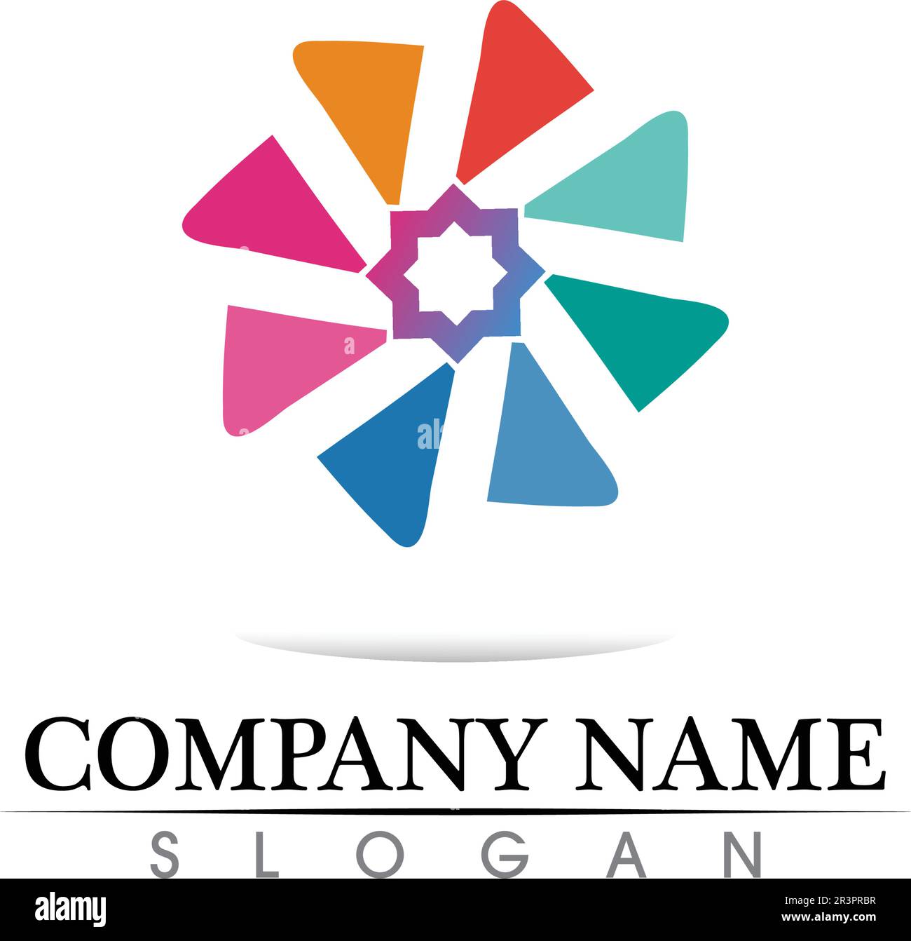 Geometric circle icons Cut Out Stock Images & Pictures - Alamy