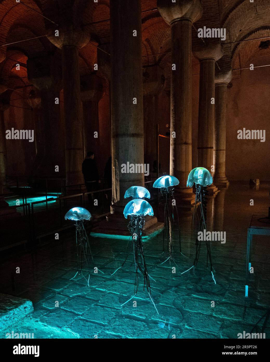 Ali Abayoğlu, "Denizanası" (Jellyfish), installation in the Basilica ...
