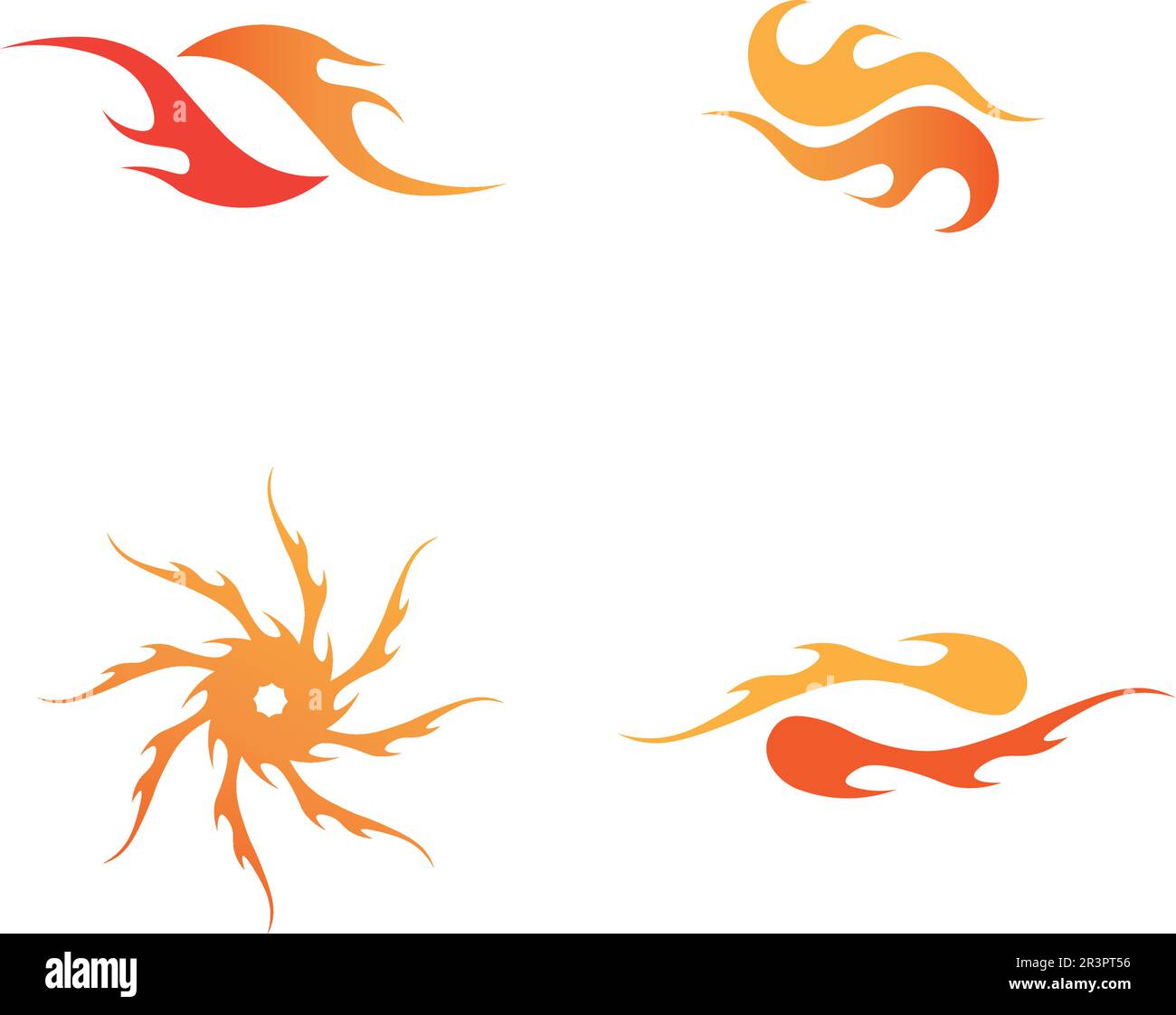 Fire flame nature logo and symbols icons template Stock Vector Image ...