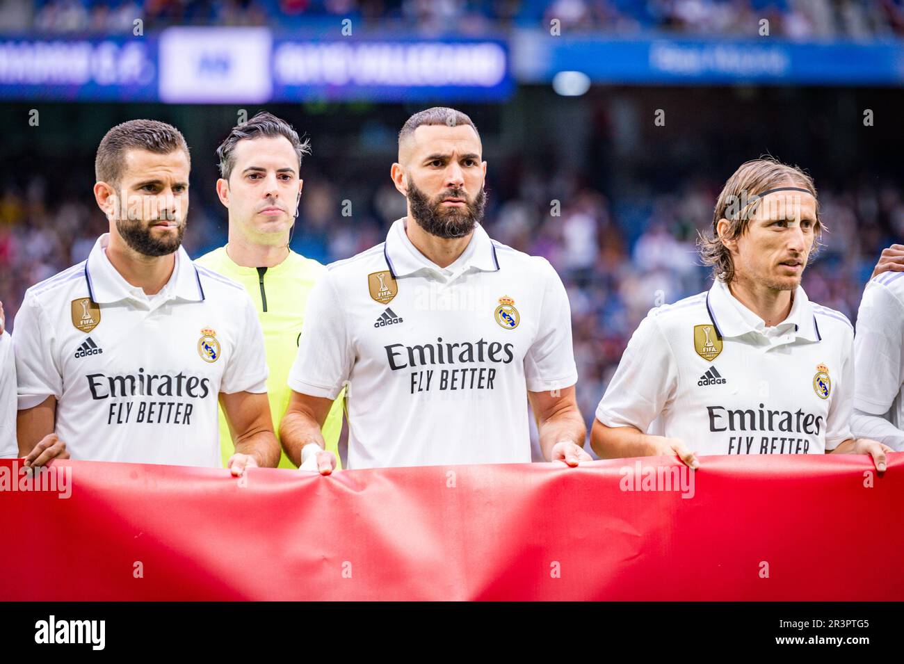 Madrid, Spain. 24th May, 2023. Nacho (Real Madrid), Karim Benzema (Real ...