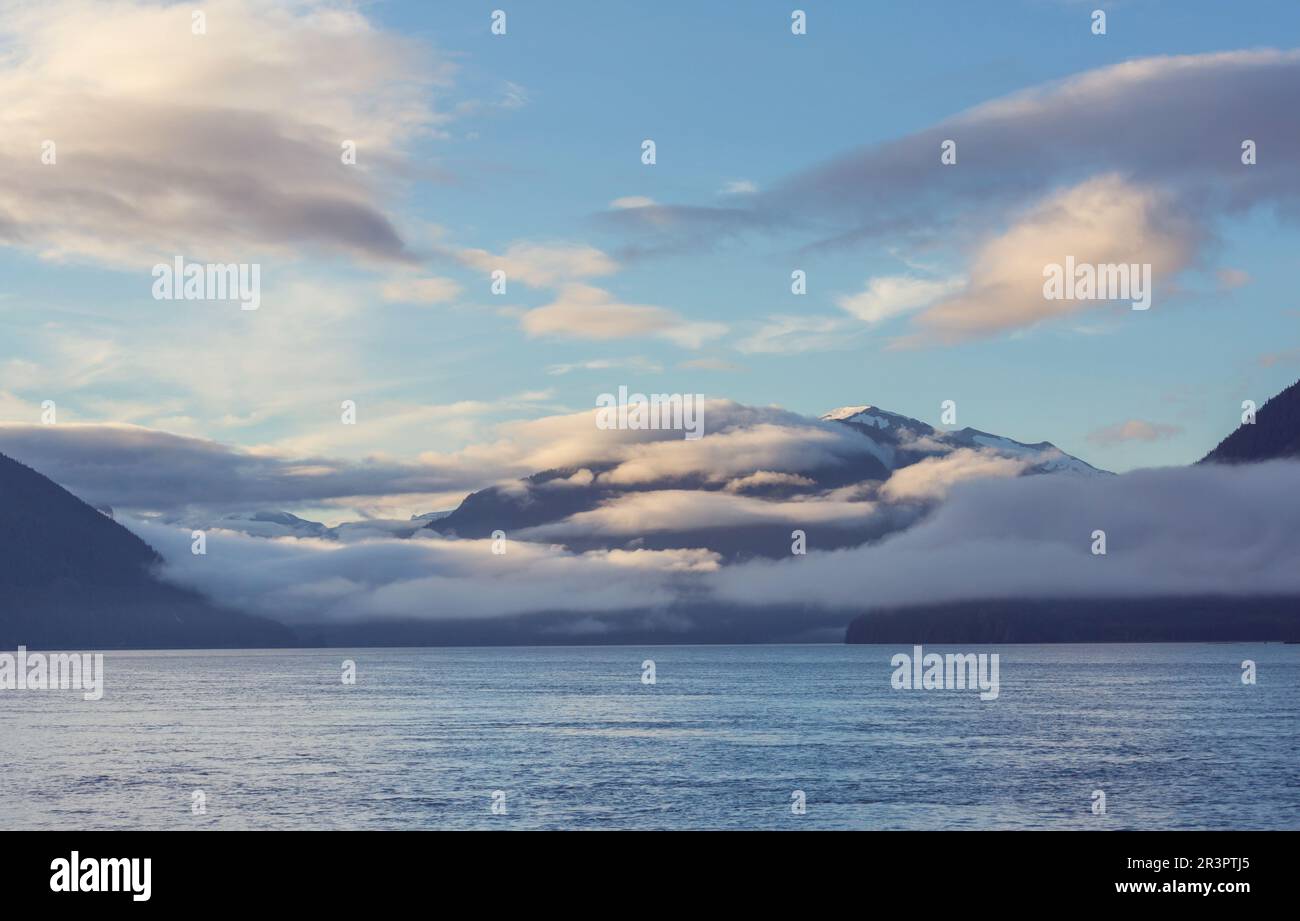 Vancouver island view Stock Photo - Alamy