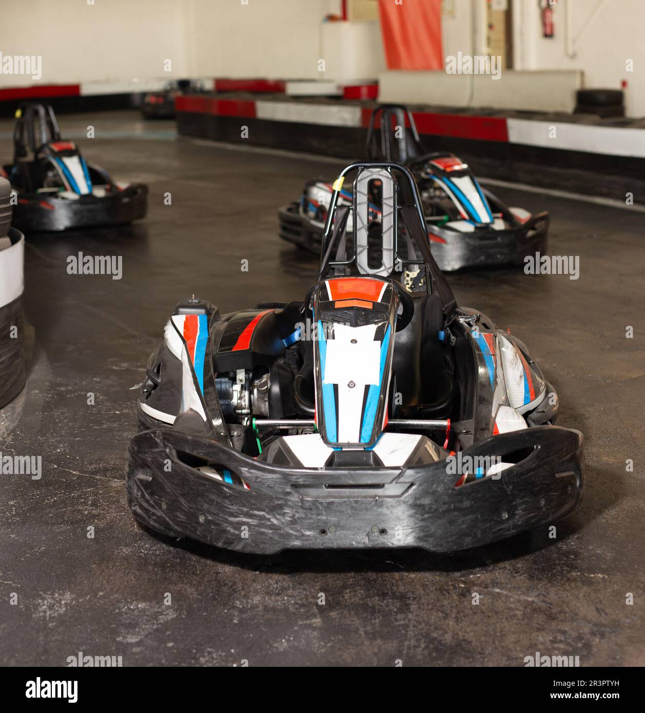 Driving cars karting nobody hi-res stock photography and images - Alamy