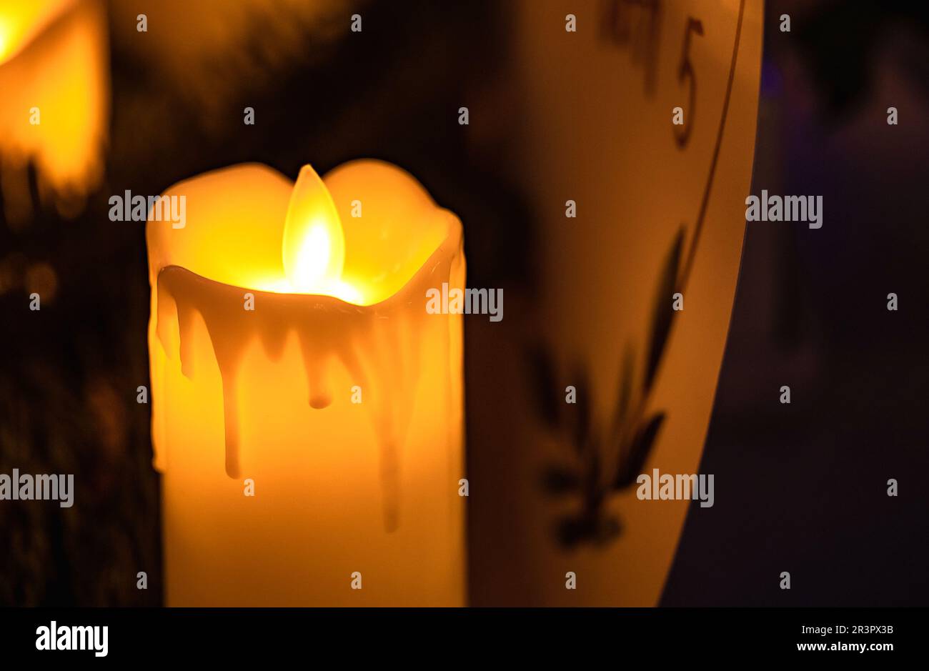 Burning candle image hi-res stock photography and images - Alamy