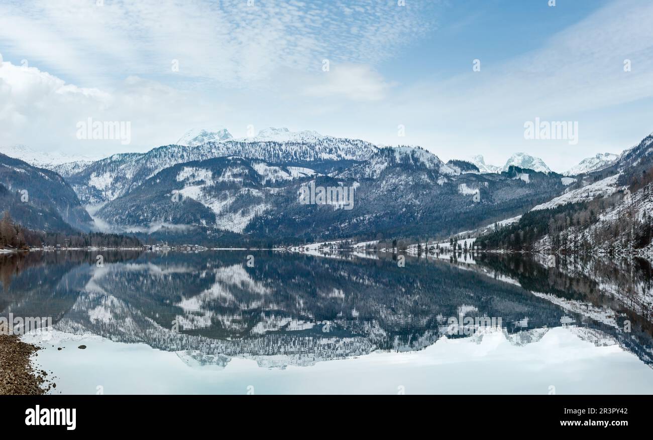 Serene alpine village scene hi-res stock photography and images - Alamy