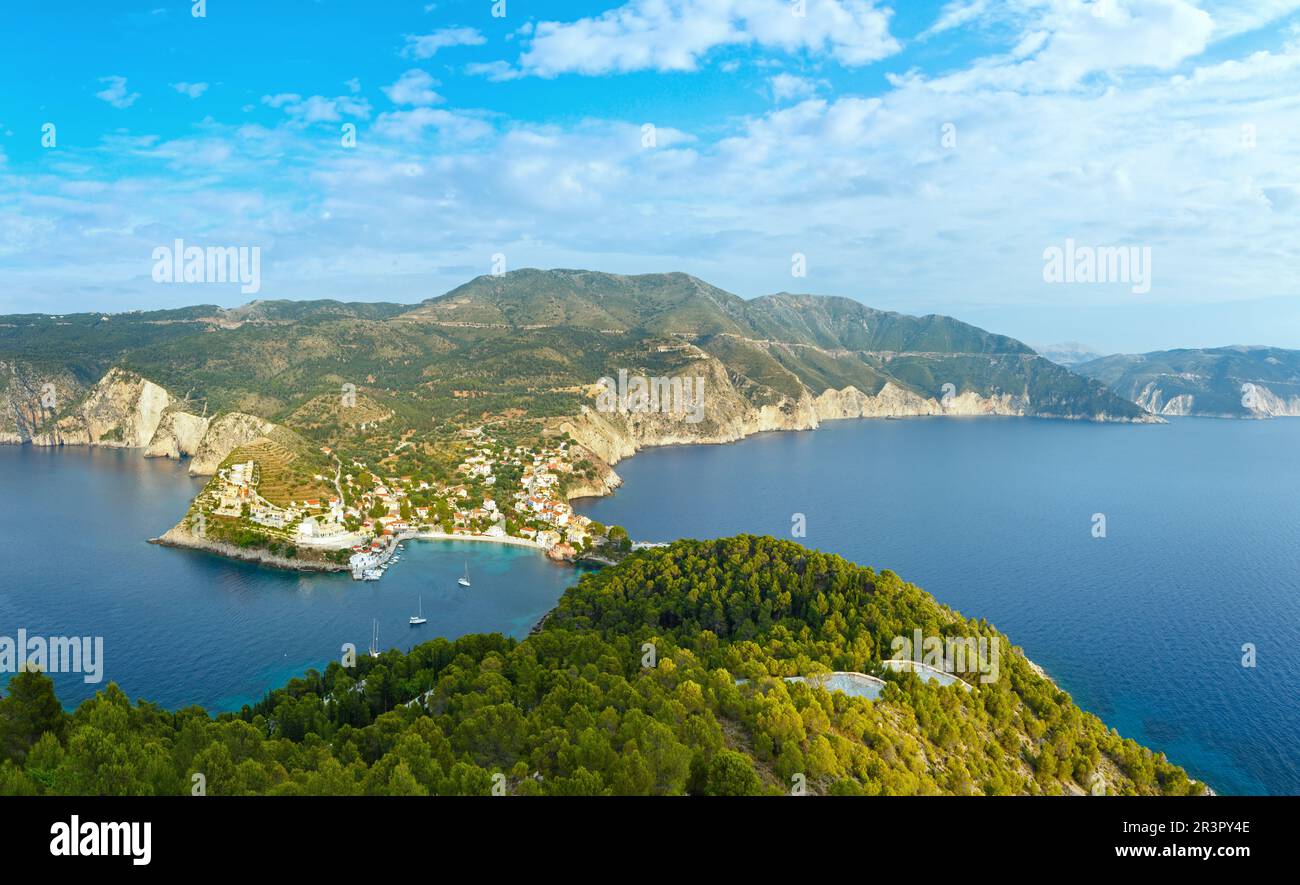 Assos village beautiful view hi-res stock photography and images - Alamy