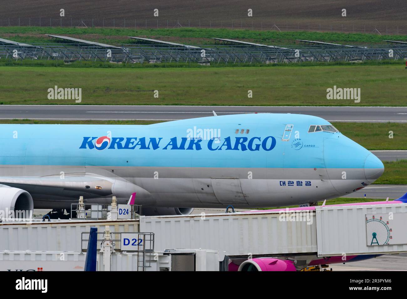 schwechat, austria, 18 may 2023, HL7623 Korean Air Lines Boeing 747-8F ...