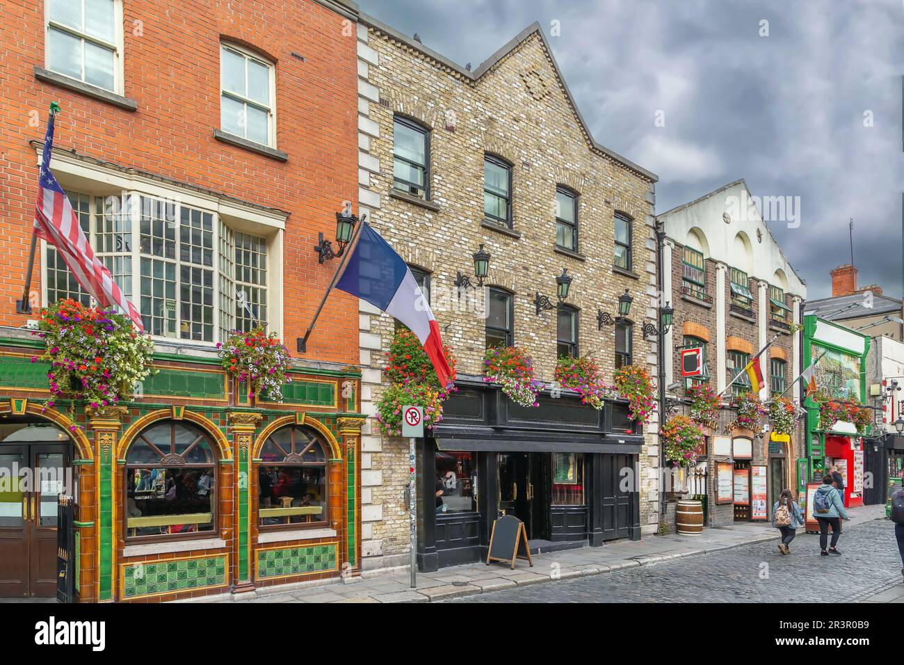Temple Bar street, Dublin, Ireland Stock Photo - Alamy