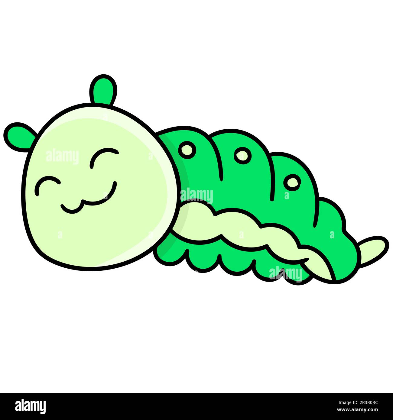 Caterpillar Head Outline