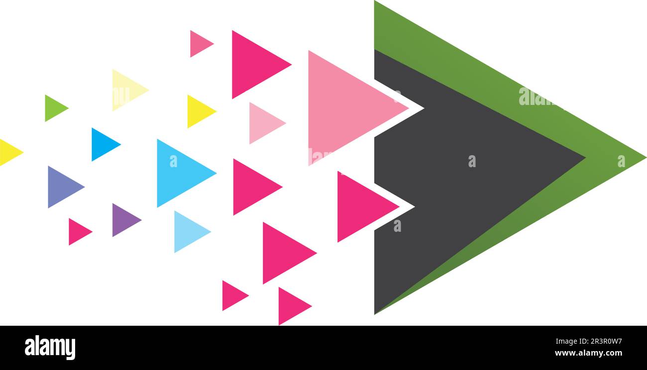 Arrows vector illustration icon Logo Template design Stock Vector Image & Art - Alamy