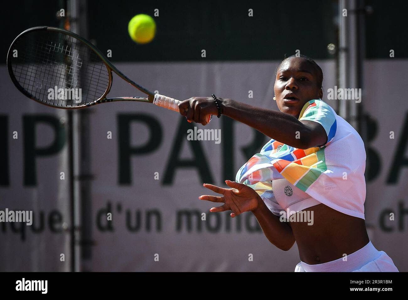 Noma NOHA AKUGUE of Germany during the third qualifying day of Roland ...