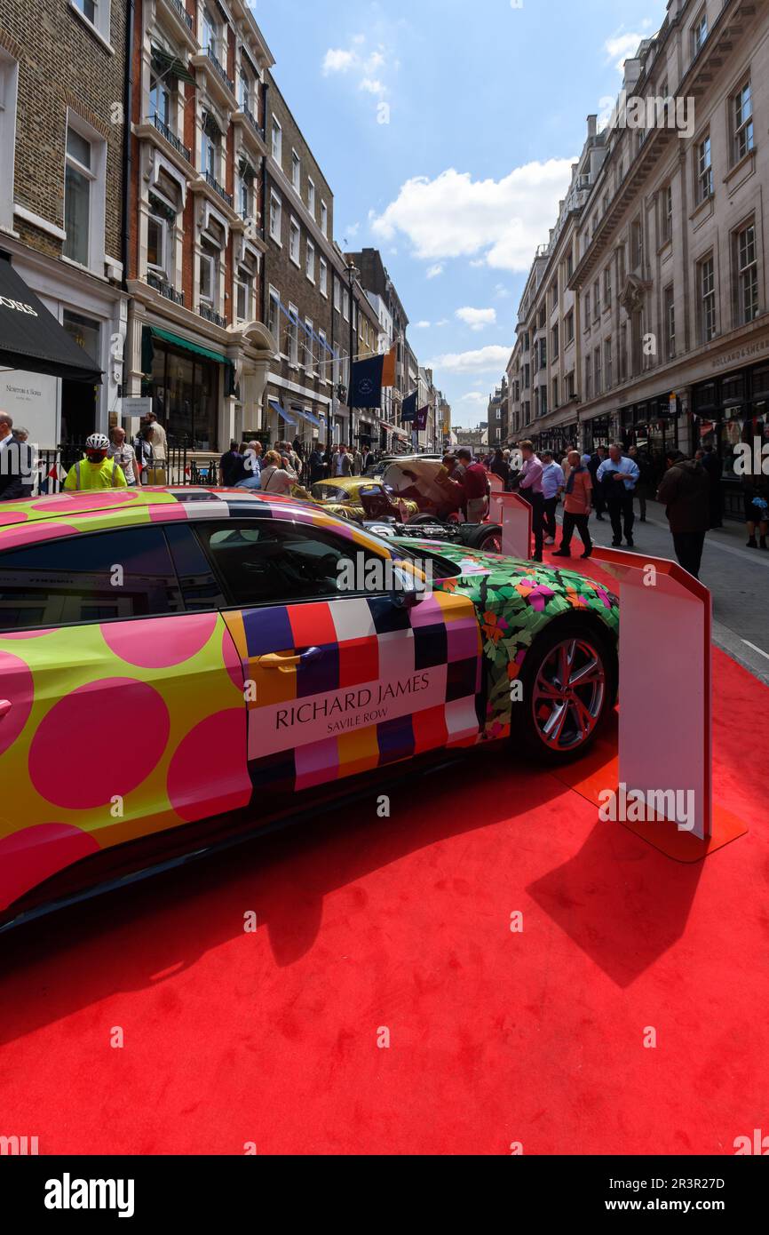 London, UK, 24th May 2023, Concours on Savile Row promises to show the ...