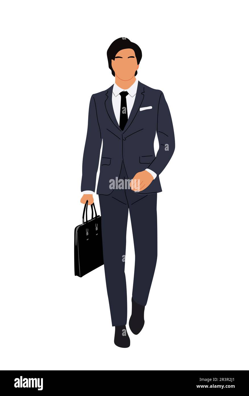 Business man character Handsome young man vector Stock Vector Image ...