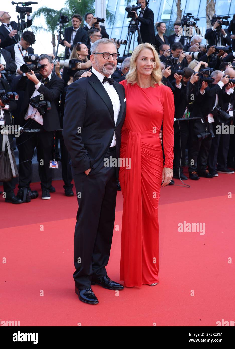 Cannes, France. 23rd May, 2023. Nancy Carell, Steve Carell attends the ...