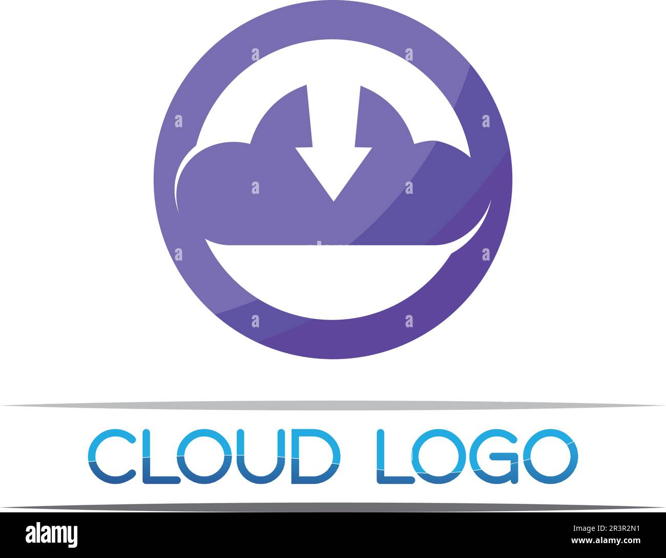 Cloud servers data logo and symbols icons Stock Vector Image & Art - Alamy
