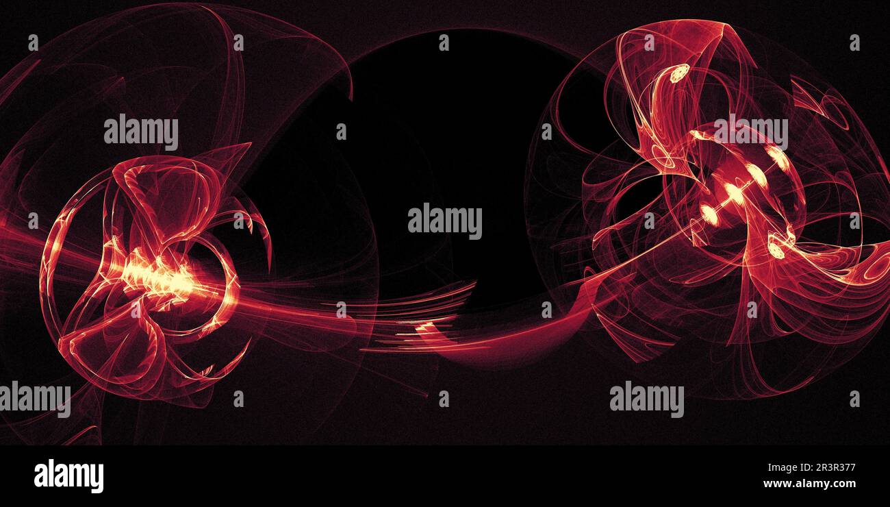 Glint cosmic rays. Neon wind lines. Detailed fractal graphics. Glow ...