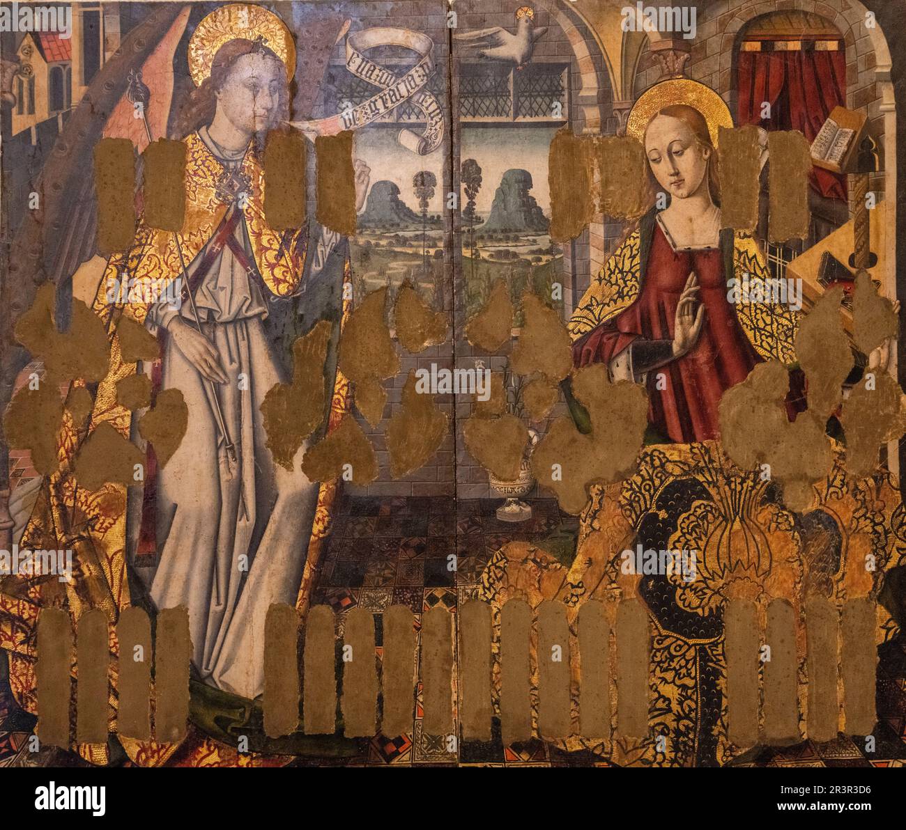 Annunciation of the Virgin Mary, Martin Torner 1490, Palma Cathedral ...