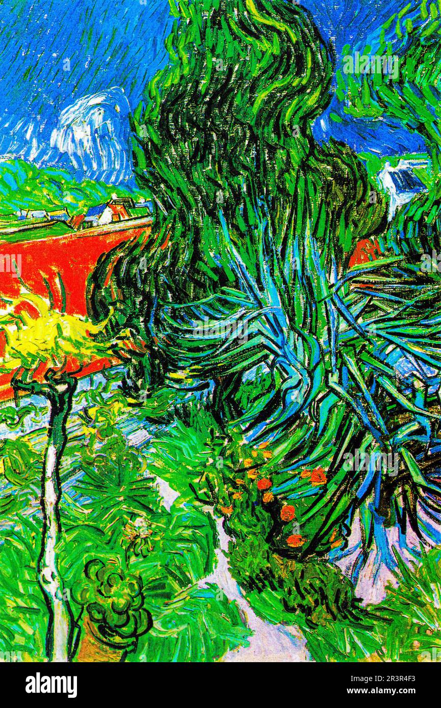 Vincent van Gogh's Doctor Gachet's Garden in Auvers famous painting ...