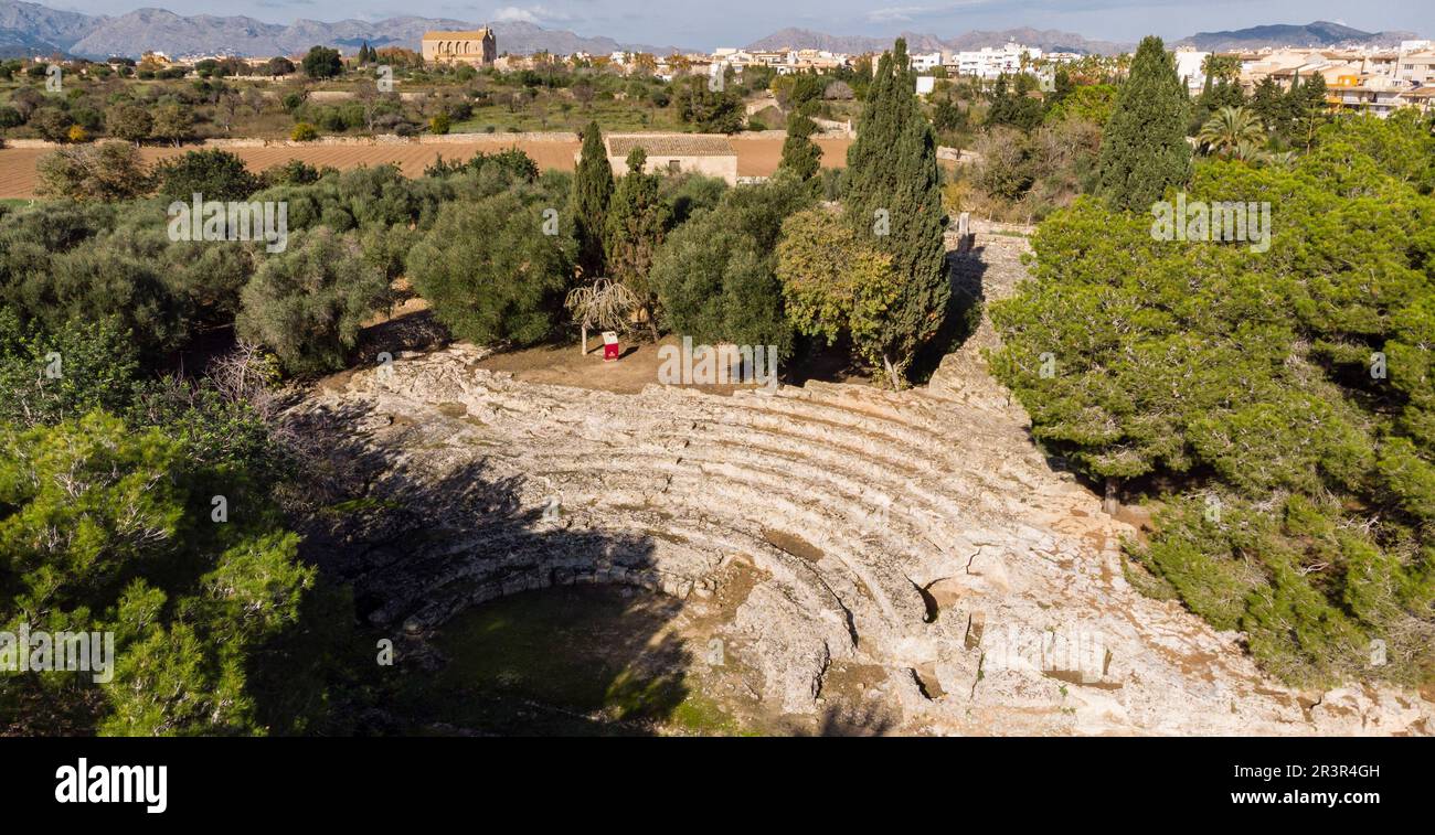 Roman theater of Pollentia, late 1st century, Roman city of Pollentia ...