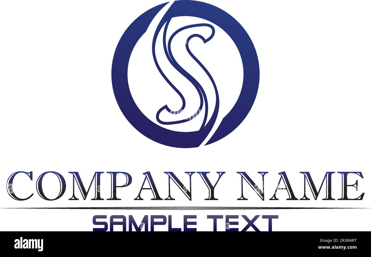 Business corporate letter S logo design vector Stock Vector Image & Art ...