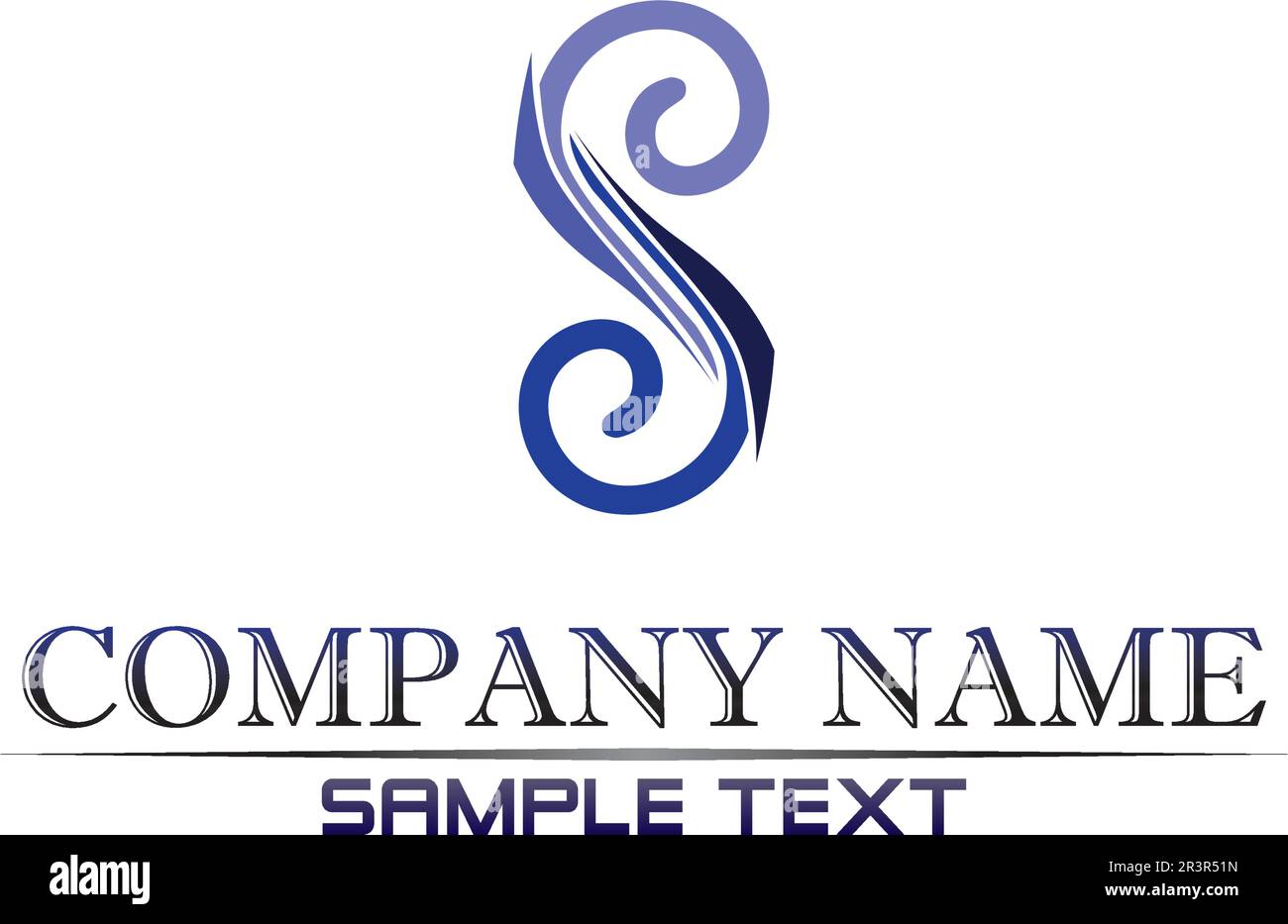 Business corporate letter S logo design vector Stock Vector Image & Art ...