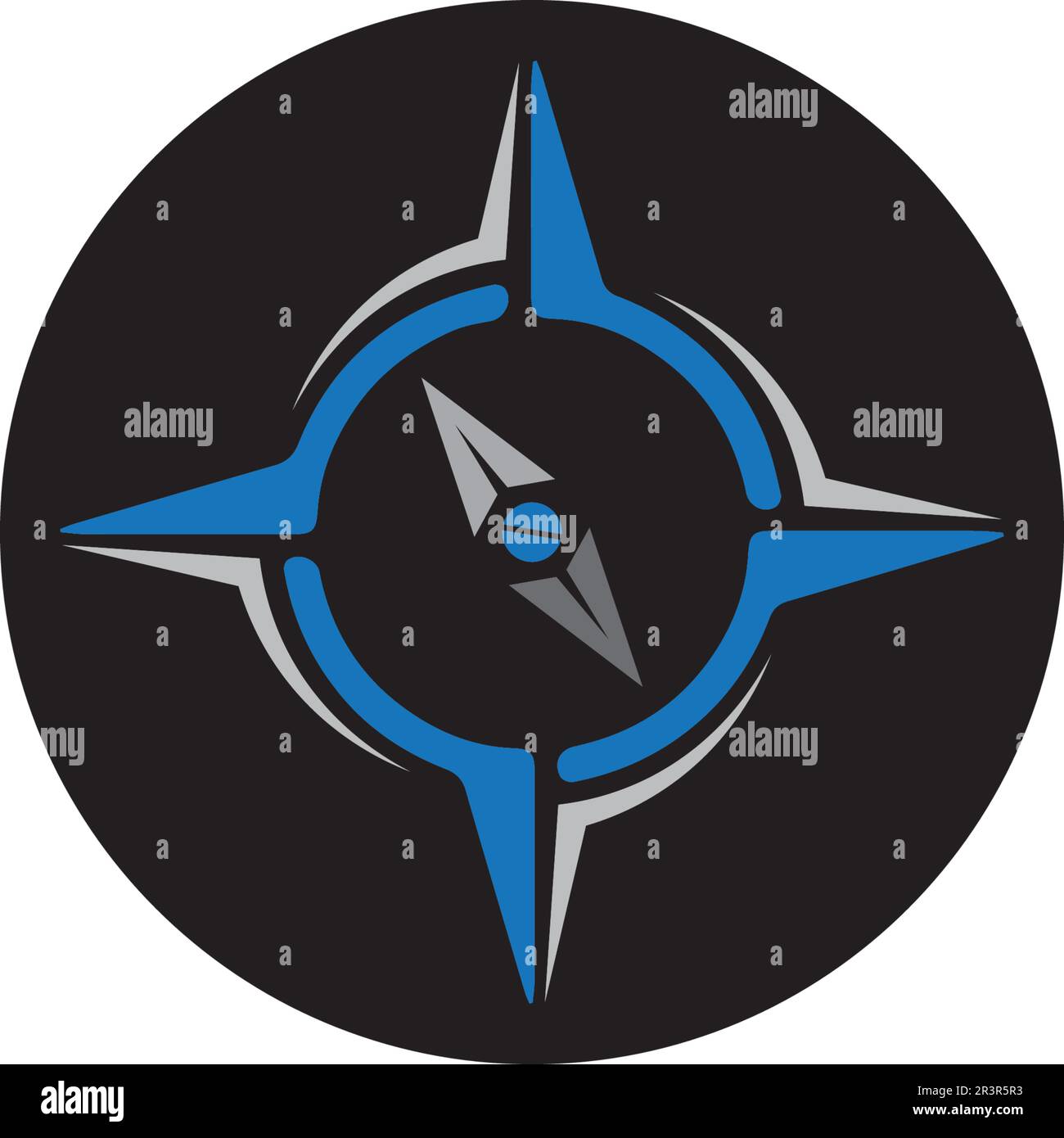 Vector Compass signs and symbols logo Stock Vector Image & Art - Alamy