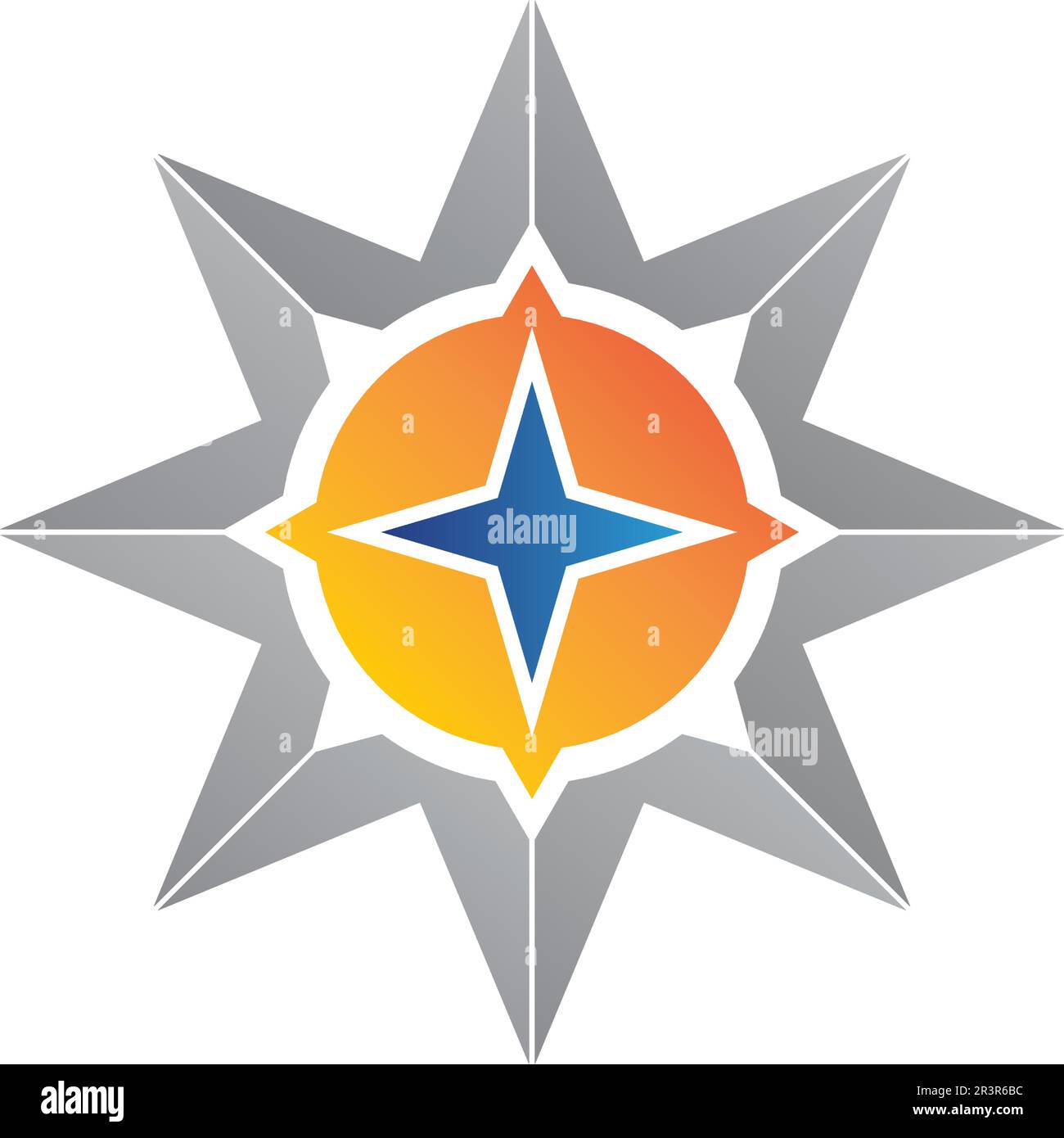 Vector Compass Signs And Symbols Logo Stock Vector Image And Art Alamy