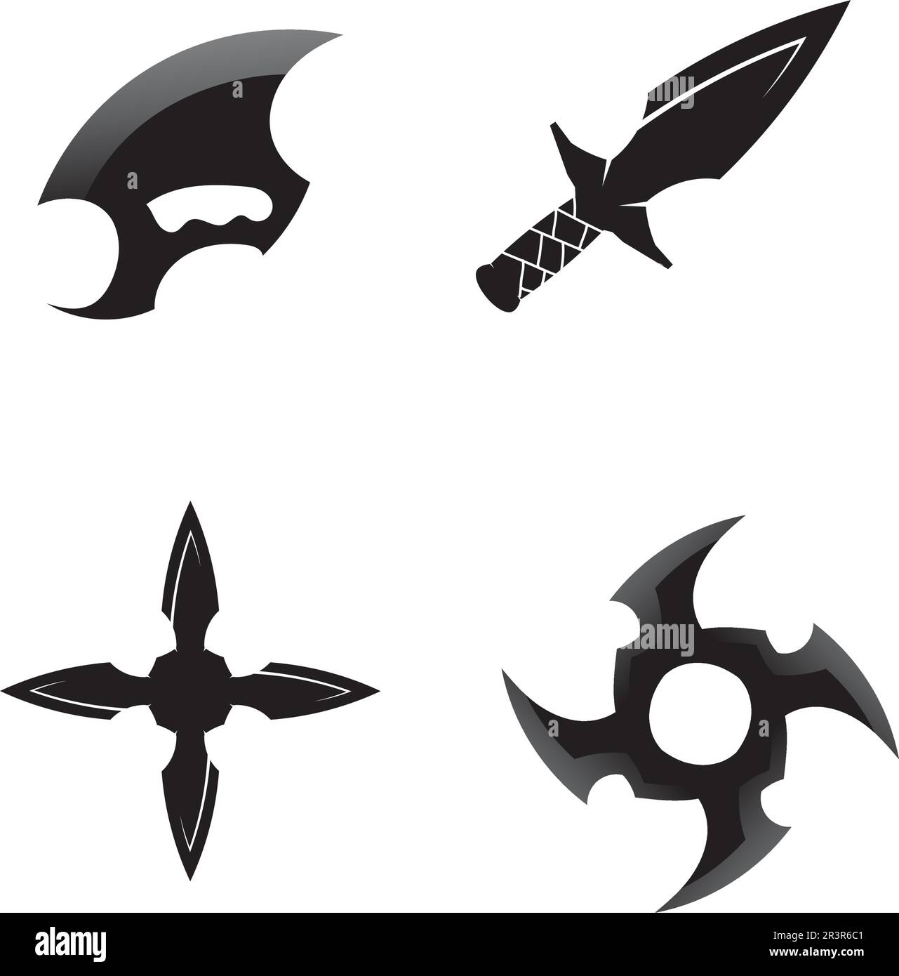 Cross swords icon flat. Simple vector symbol and bonus icon Stock ...