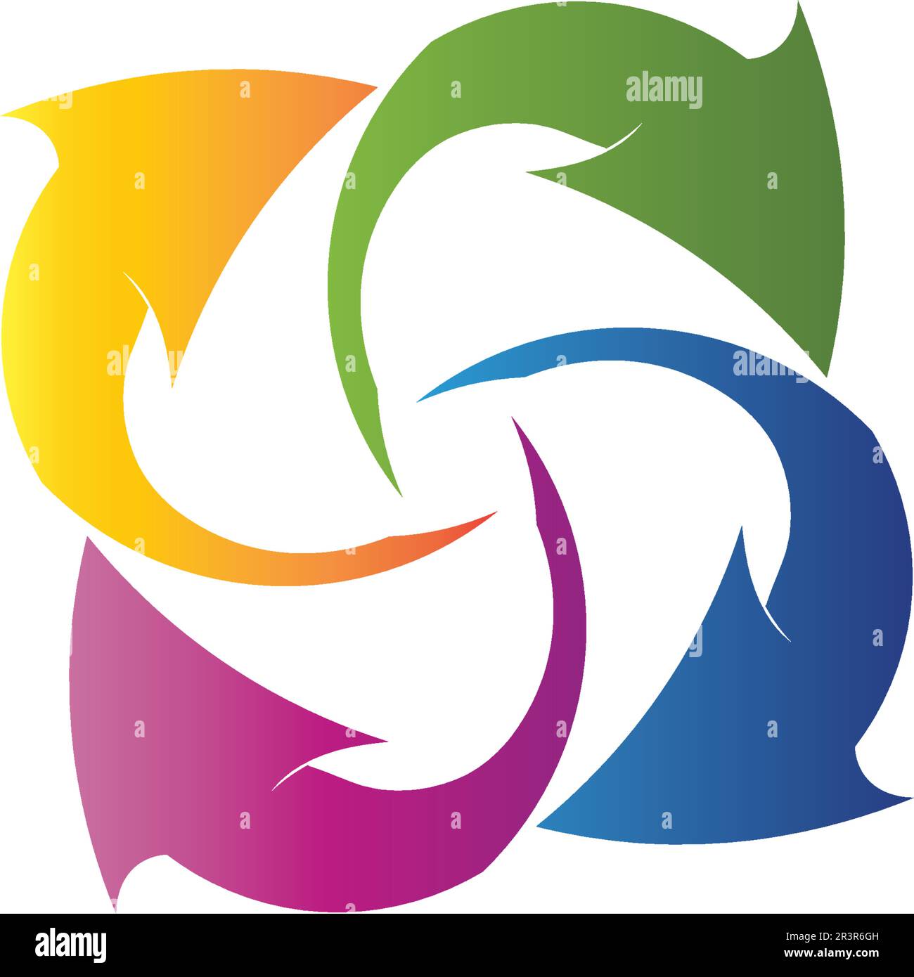 Arrows vector illustration icon Logo Template design Stock Vector Image ...