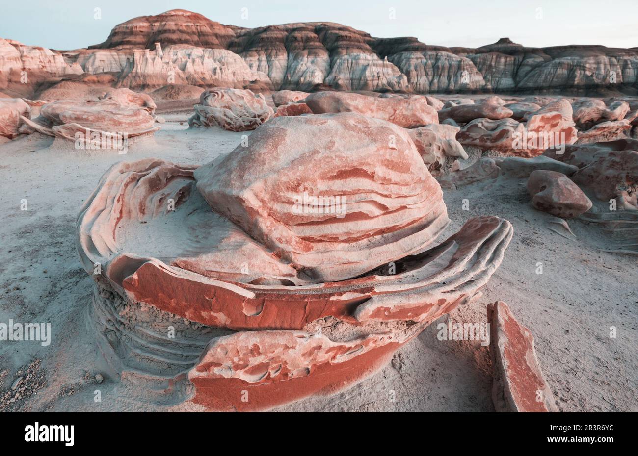 Bisti Badlands, New Mexiko Stock Photo - Alamy