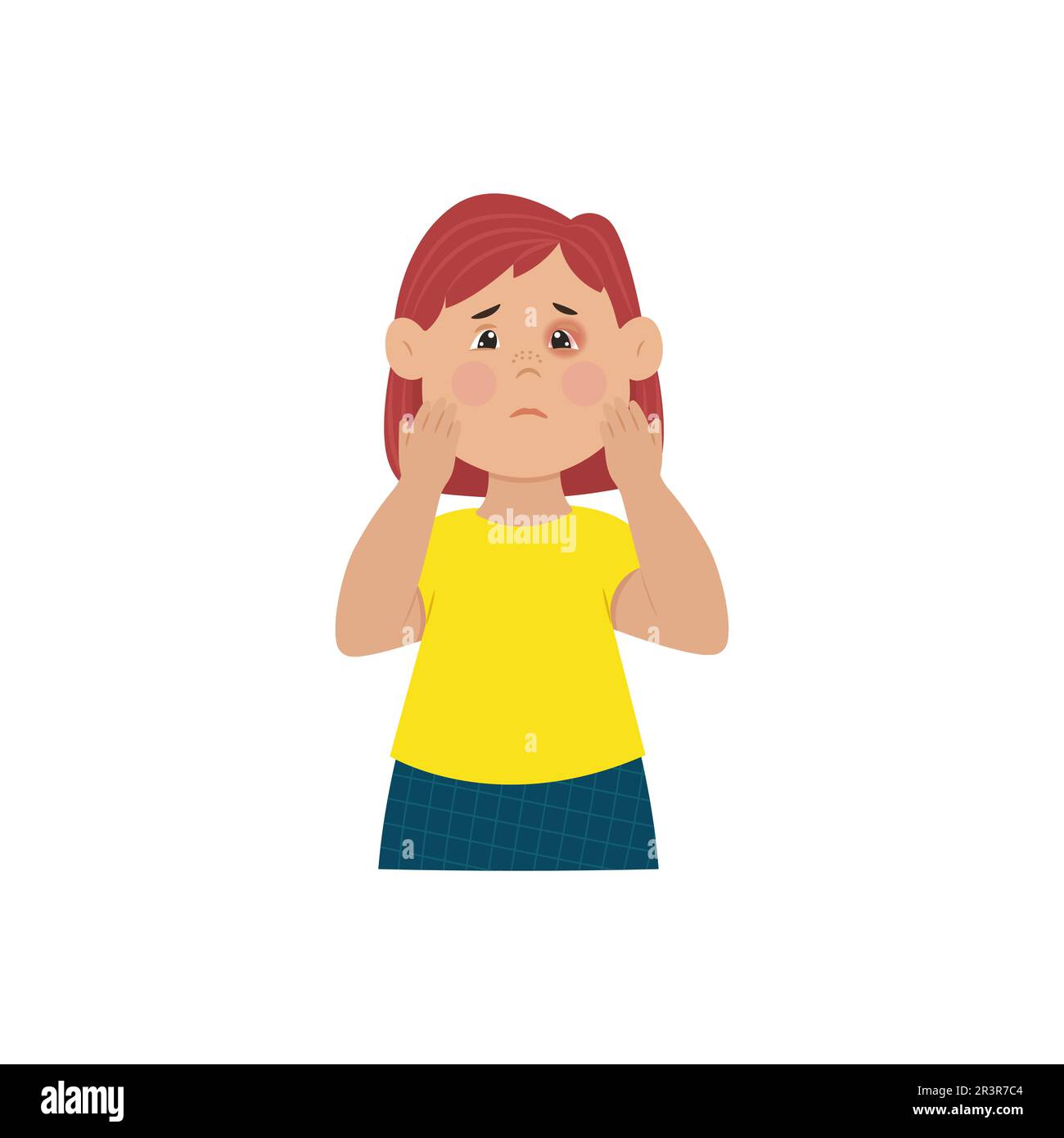 Child eyelid Stock Vector Images - Alamy