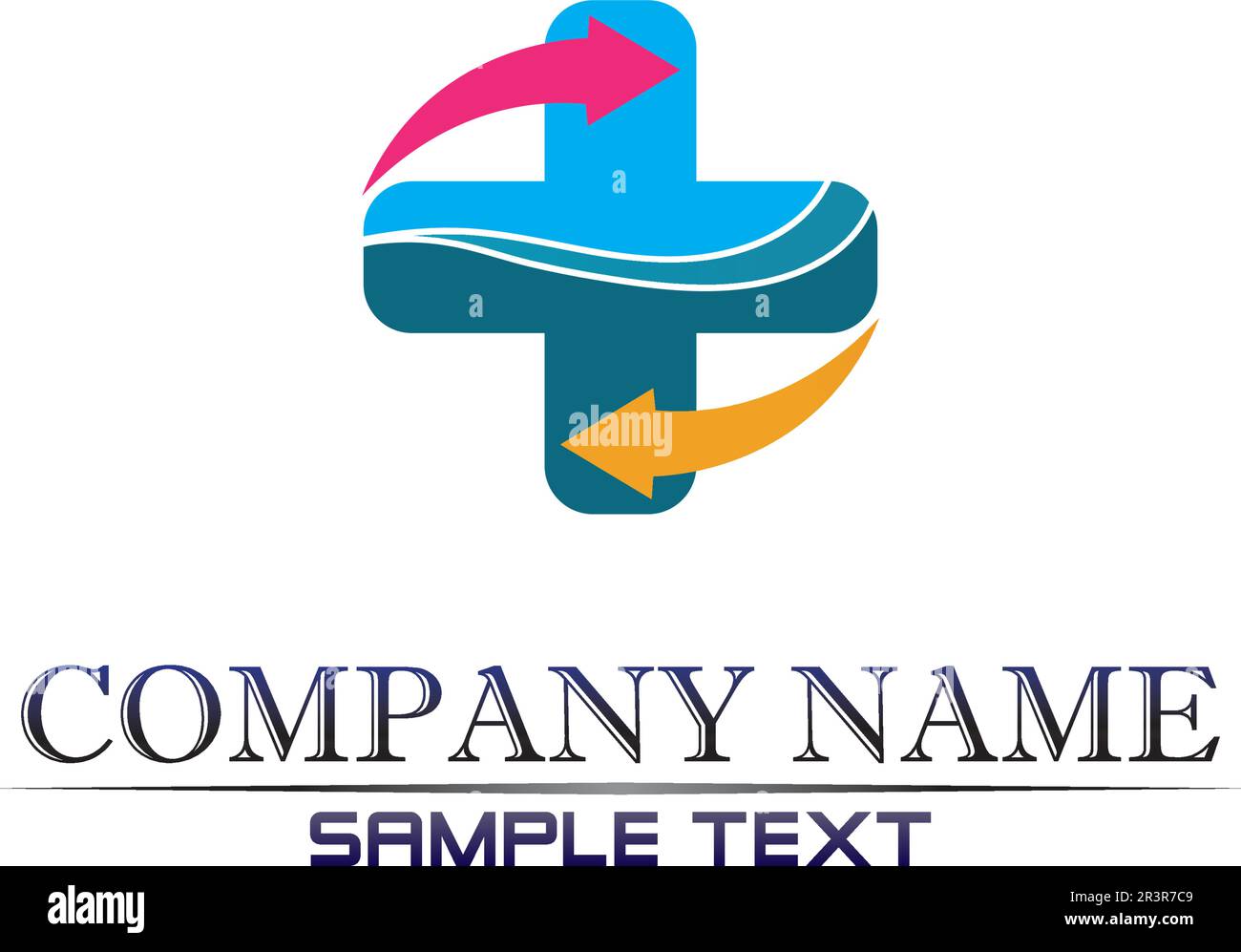 Hospital logo and symbols template icons app Stock Vector Image & Art ...