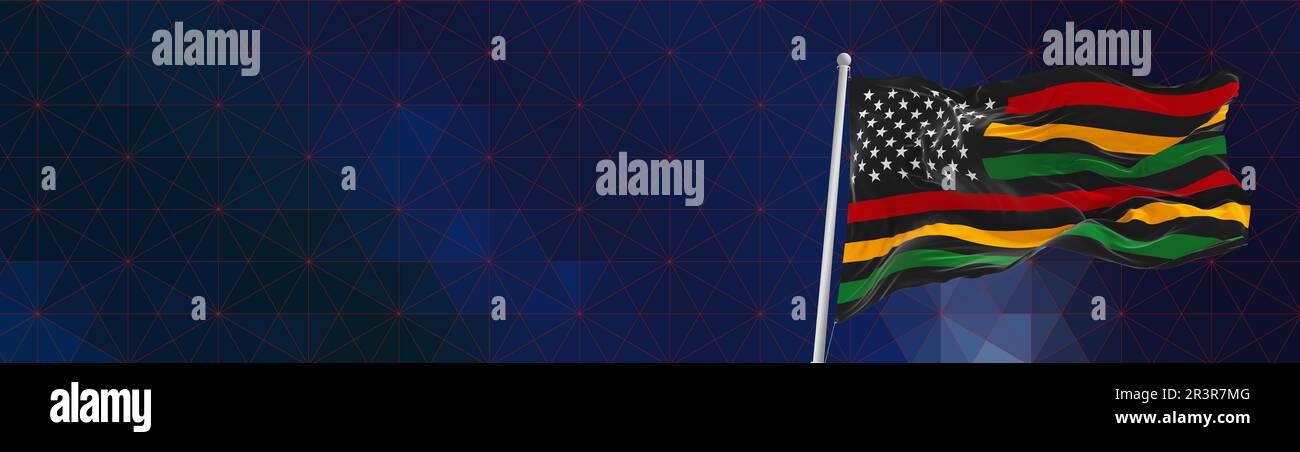 Pan-African flag. Black history month Celebrated annually in February ...