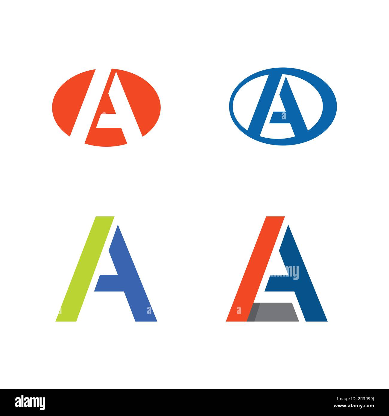 Brand icon letter a Stock Vector Images - Alamy