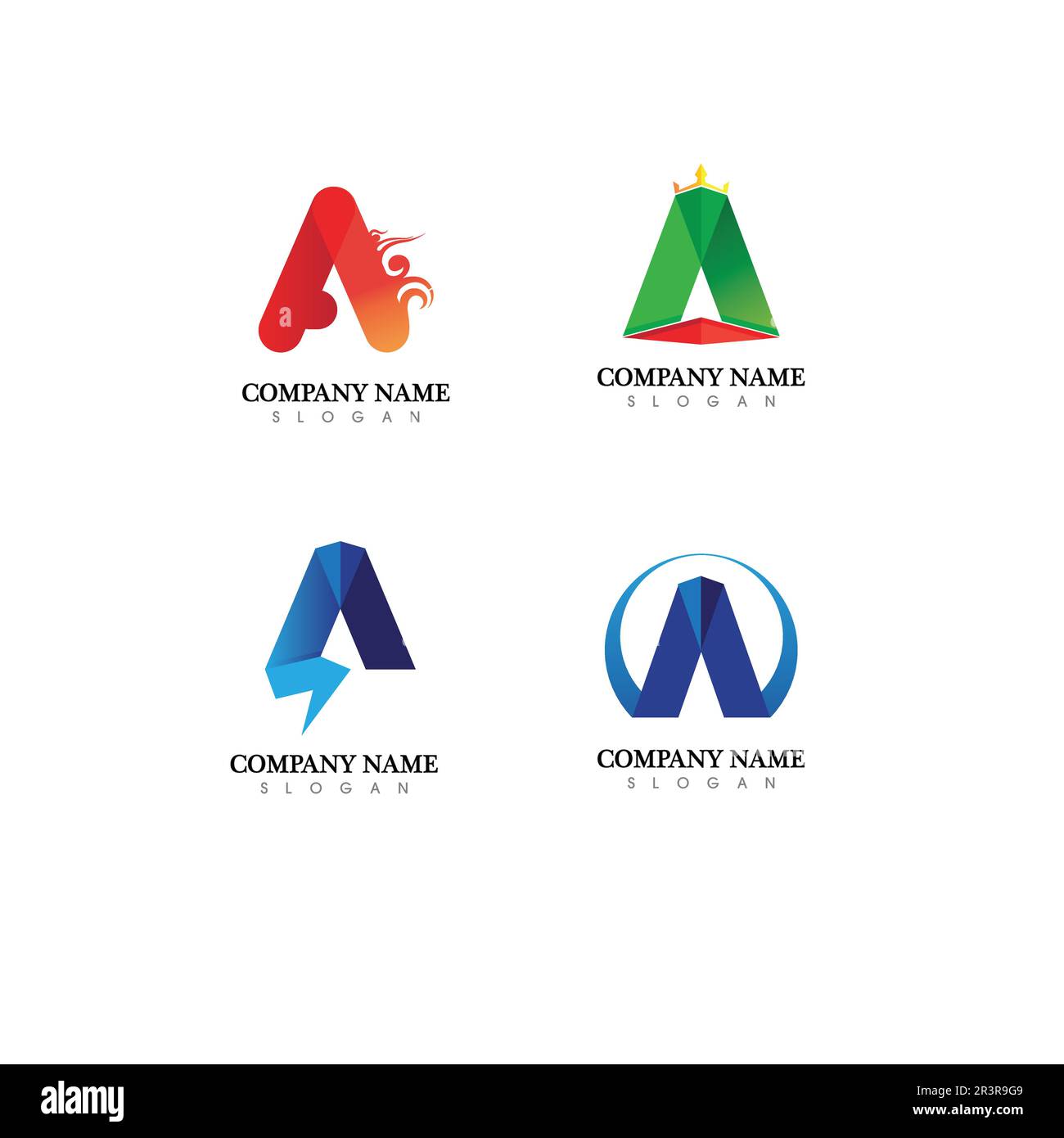 Letter a tech logo Cut Out Stock Images & Pictures - Alamy