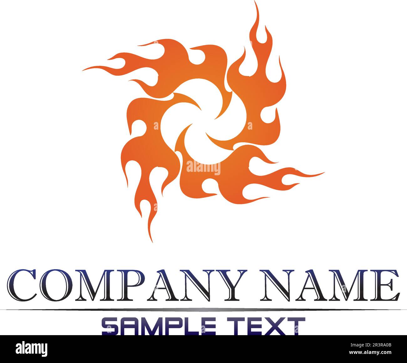 Fire flame nature logo and symbols icons template Stock Vector Image ...
