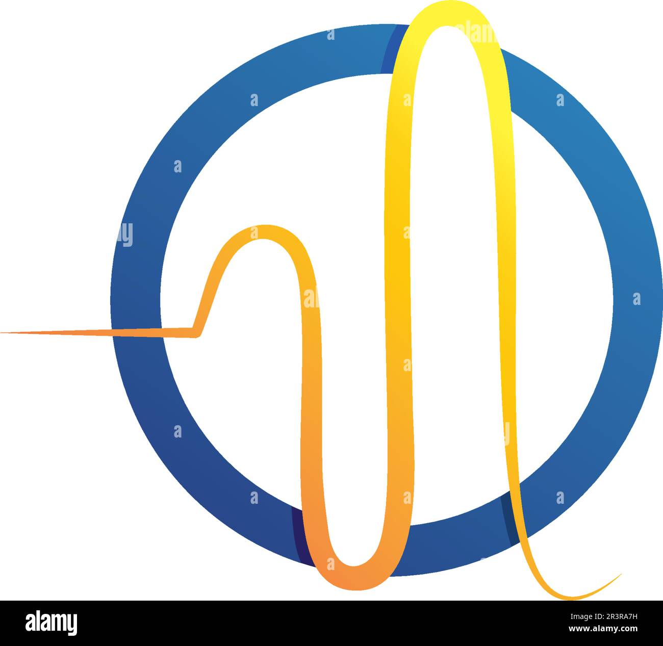 illustration of the sound wave icon vector icon template logo Stock ...