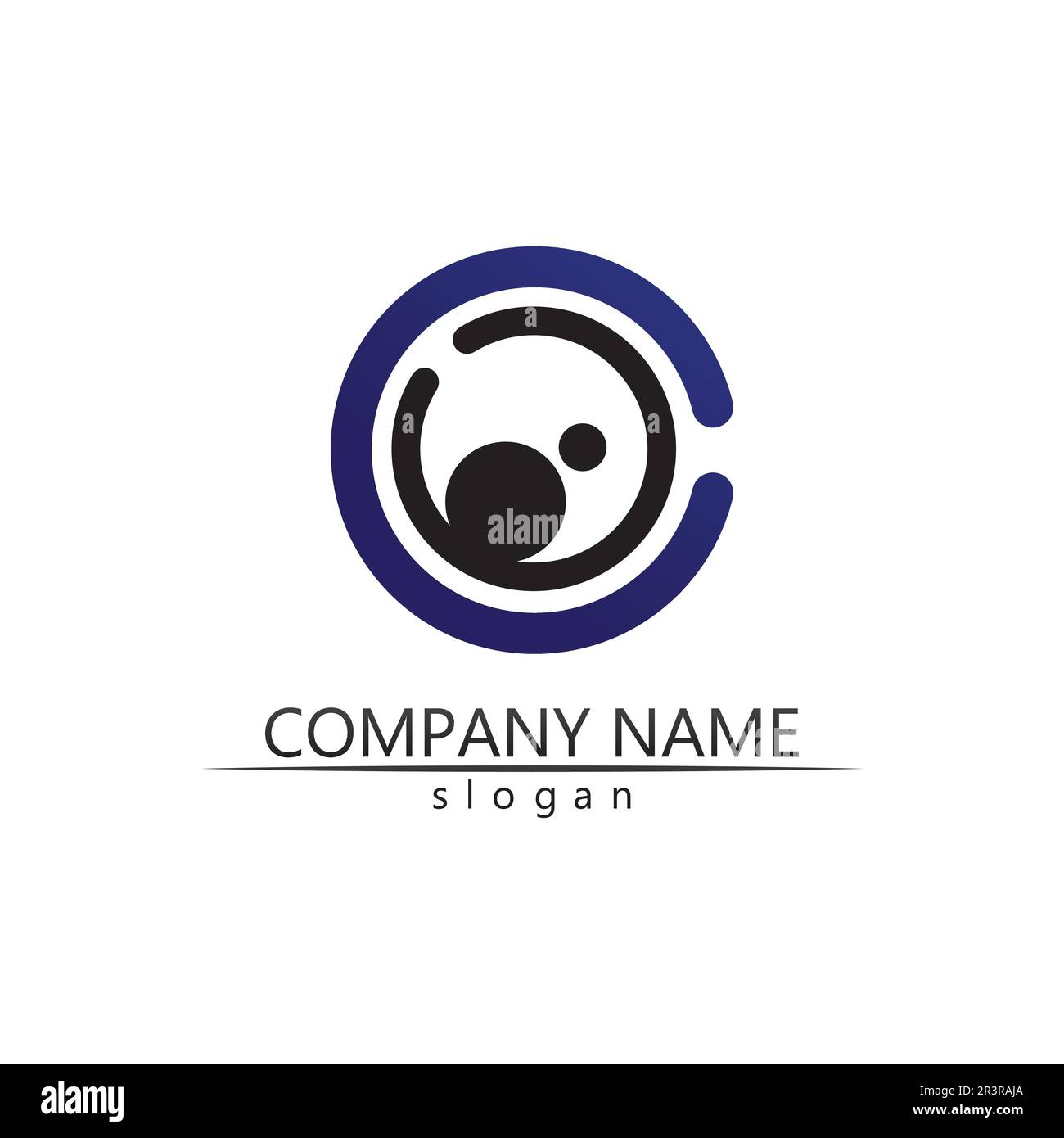 Technology circle logo and symbols Vector Stock Vector Image & Art - Alamy